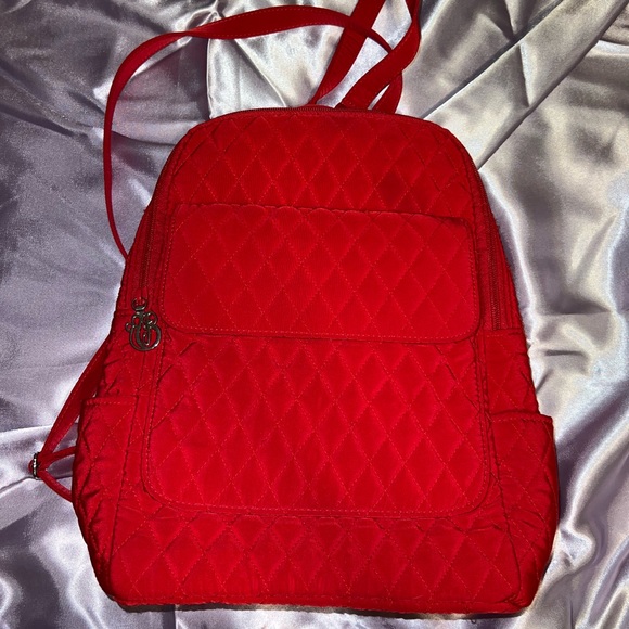 Vera Bradley | Bags | Red Vera Bradley Quilted Backpack | Poshmark